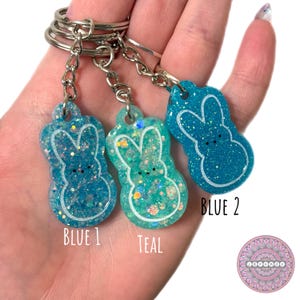 Peeps Marshmallow Glitter Keychain - Easter, Easter Basket, Easter ...