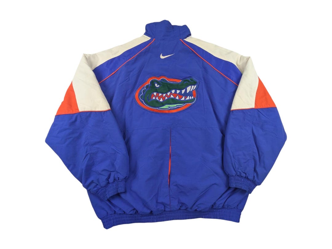 Vintage GATORS Jacket University of Florida Gators Puffer Jacket Zip up ...