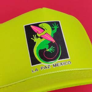 90s Vintage LA PAZ Hat La Paz Mexico Snap Back Hat Lizard Surf | Etsy