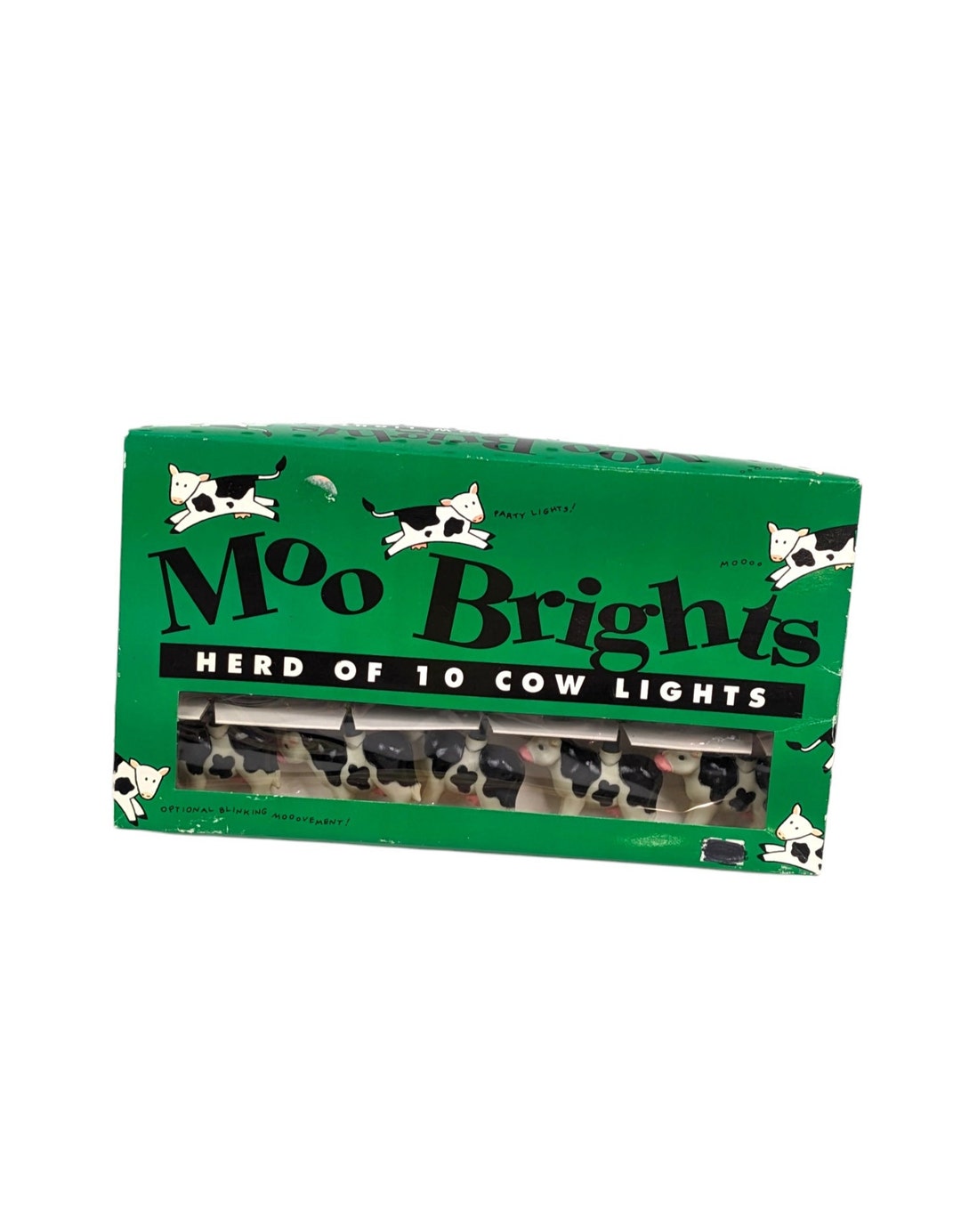 RARE 90s Vintage moo Brights Cow String Lights - Etsy