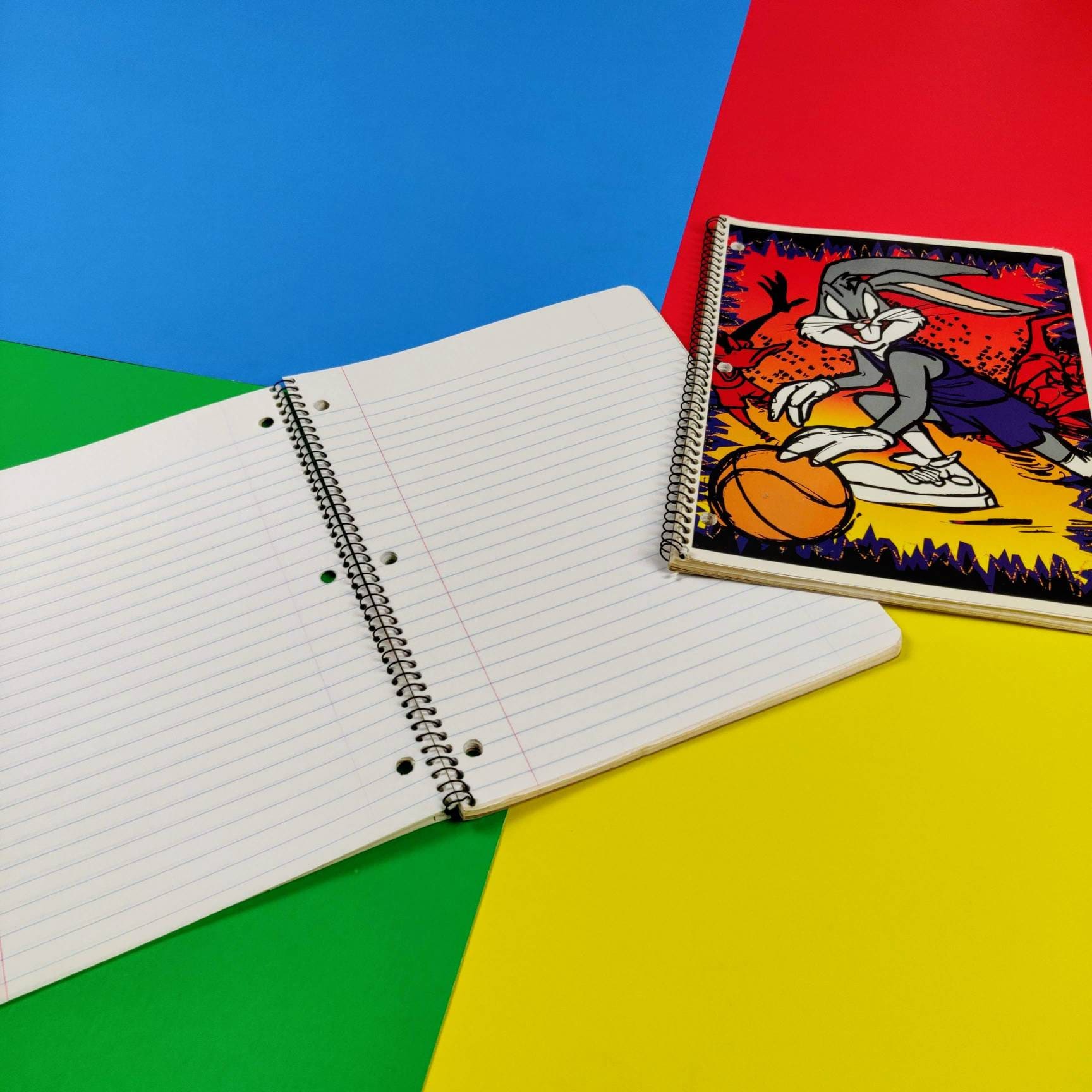 SET of 2 Looney Tunes Notebooks Warner Bros Bugs Bunny Taz | Etsy