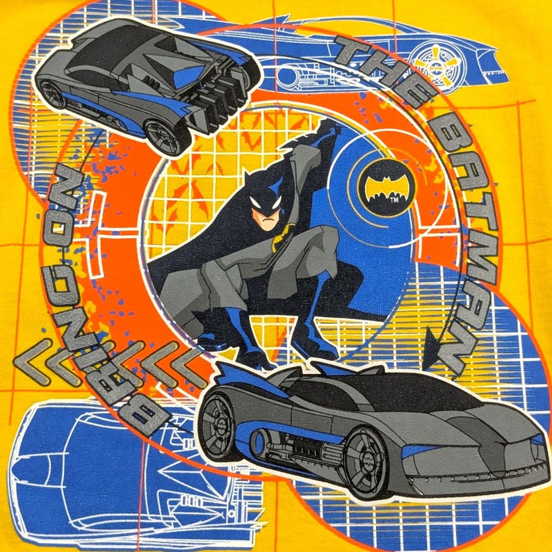 KIDS || 2005 Batman Animated Series Graphic Long Sleeve Shirt Bring on ...