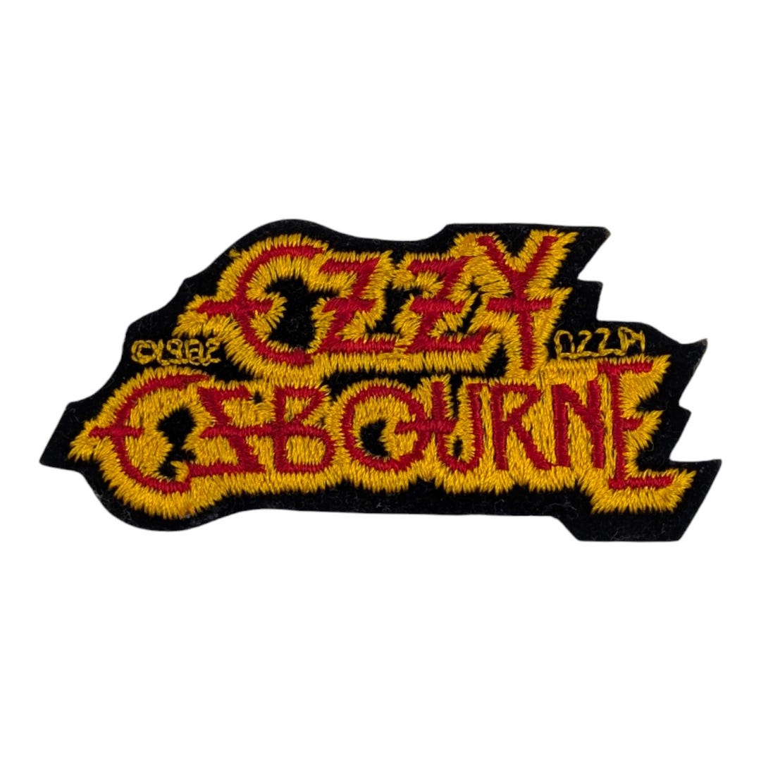 80s Vintage OZZY Patch 1982 Ozzy Osbourne Patch Metal Music Embroidered ...