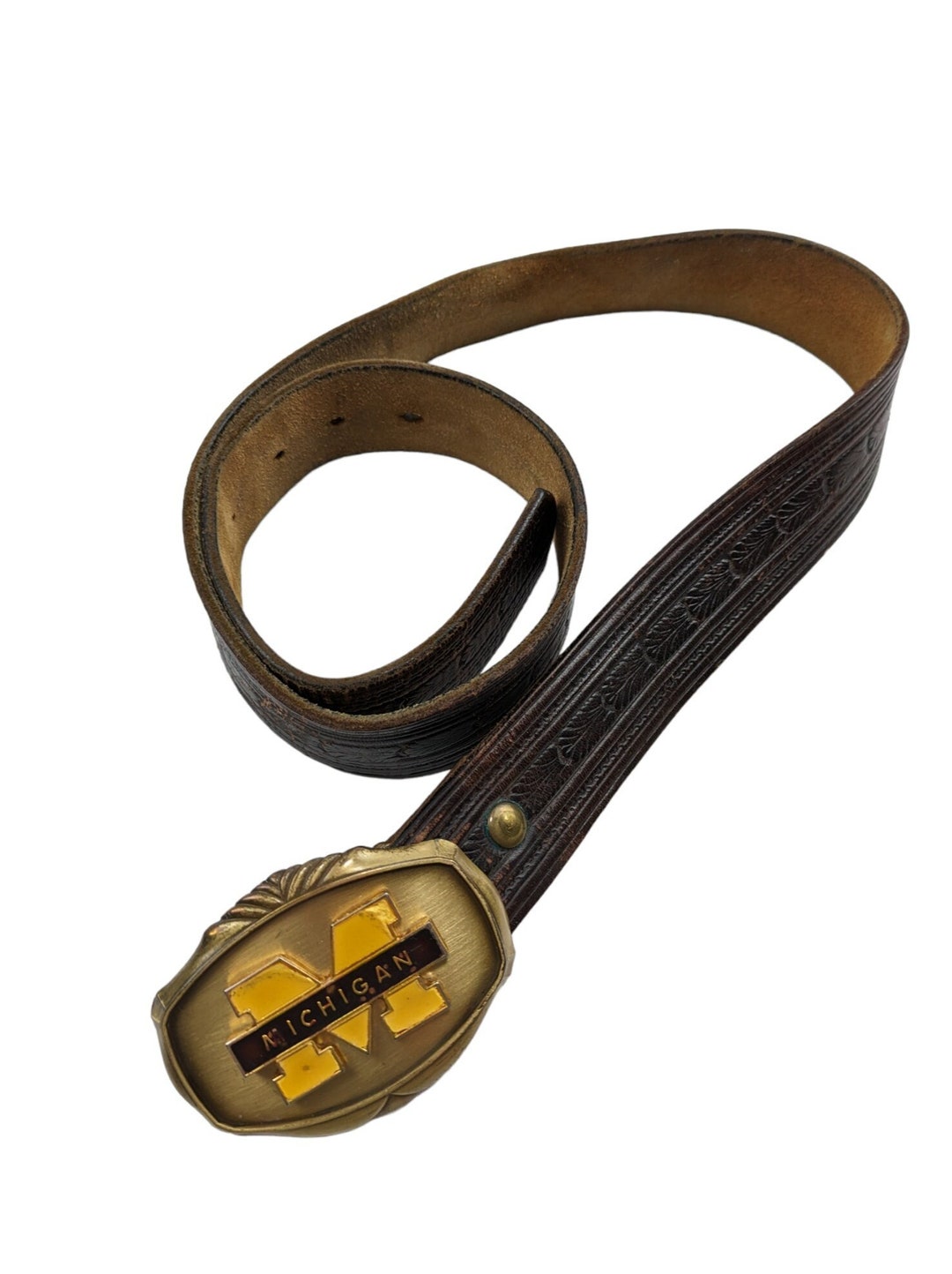 70s Vintage MICHIGAN Belt Buckle 1978 University of Michigan - Etsy