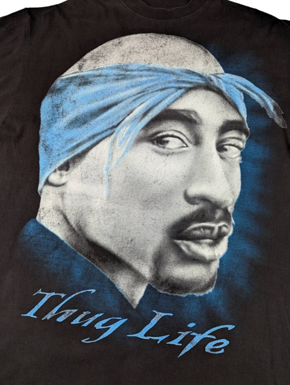 Vintage TUPAC T-Shirt Tupac Shakur Graphic Tee 2Pac M… - Gem