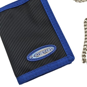 90s Vintage PEPSI Wallet Pepsi Cola Belt Hook Loop Chain Wallet Soda ...
