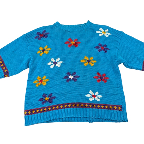 Flower Sweater - Etsy