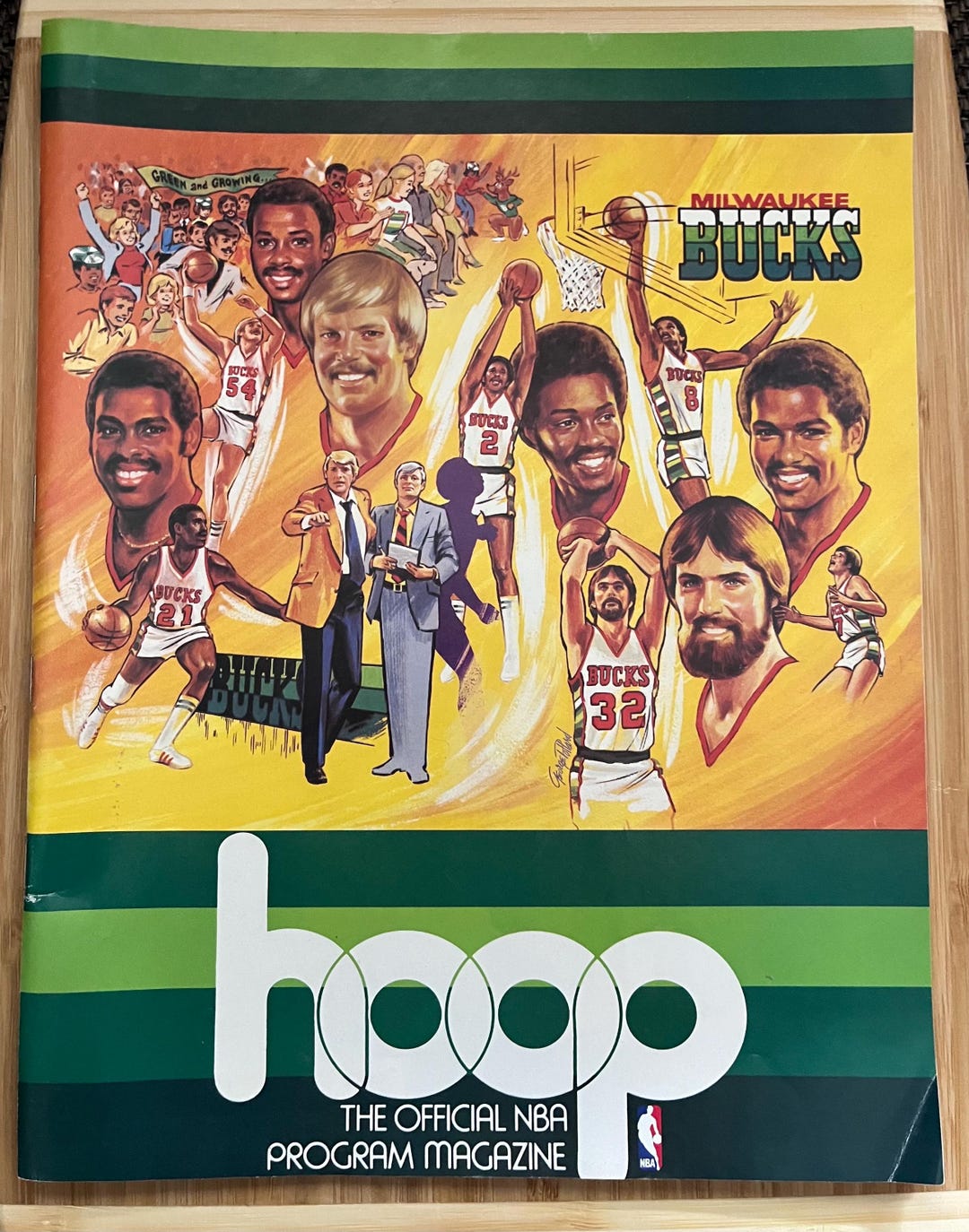 Vintage 1979-1980 Milwaukee Bucks Official NBA ‘hoop’ Program Magazine ...