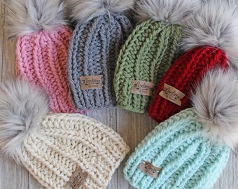 Knitted hat | Etsy