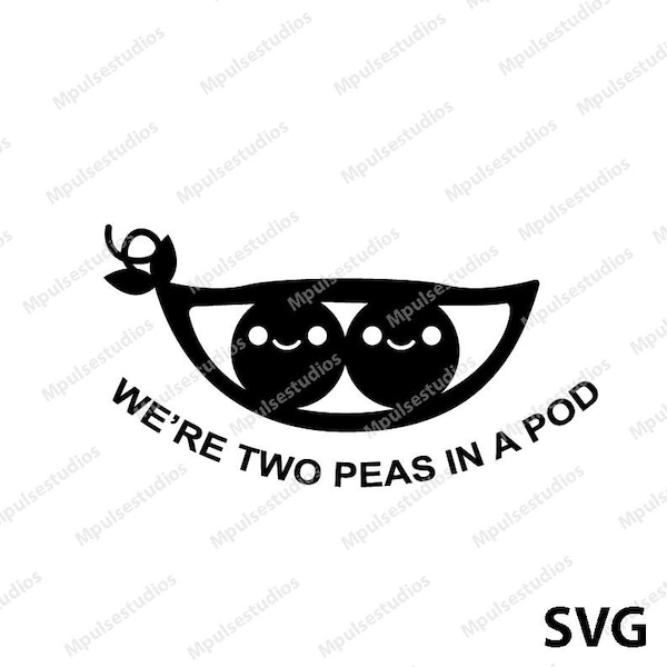Two Peas in a Pod - Etsy