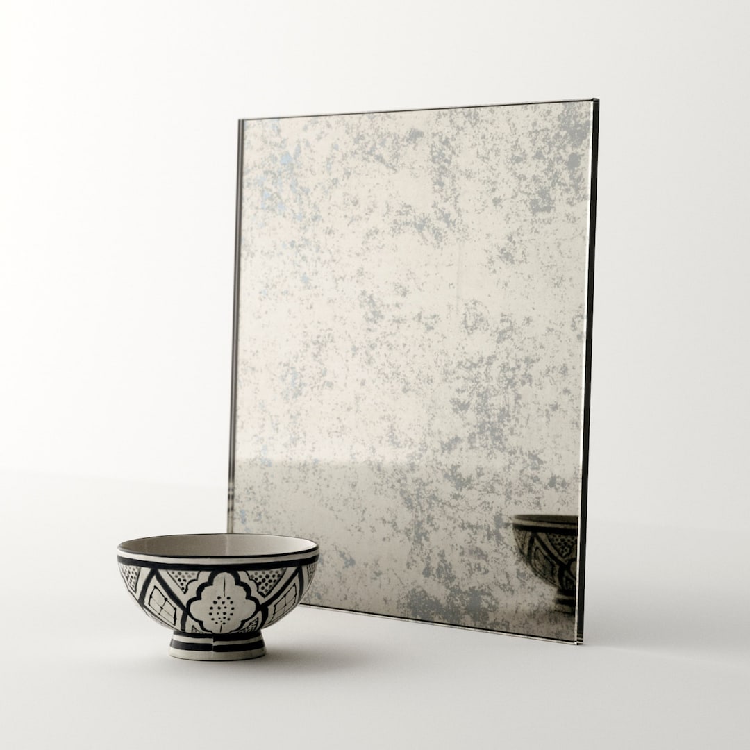 Speckled Antiqued Mirror Swatch - Etsy