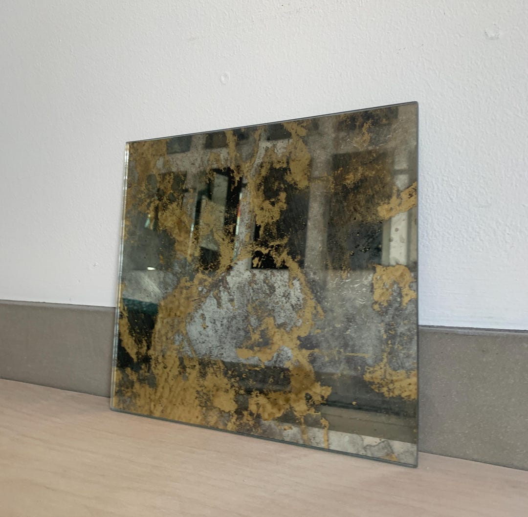 Natural Gold Vein Mirror. This Gold Vein Mirror is Made With an Organic ...