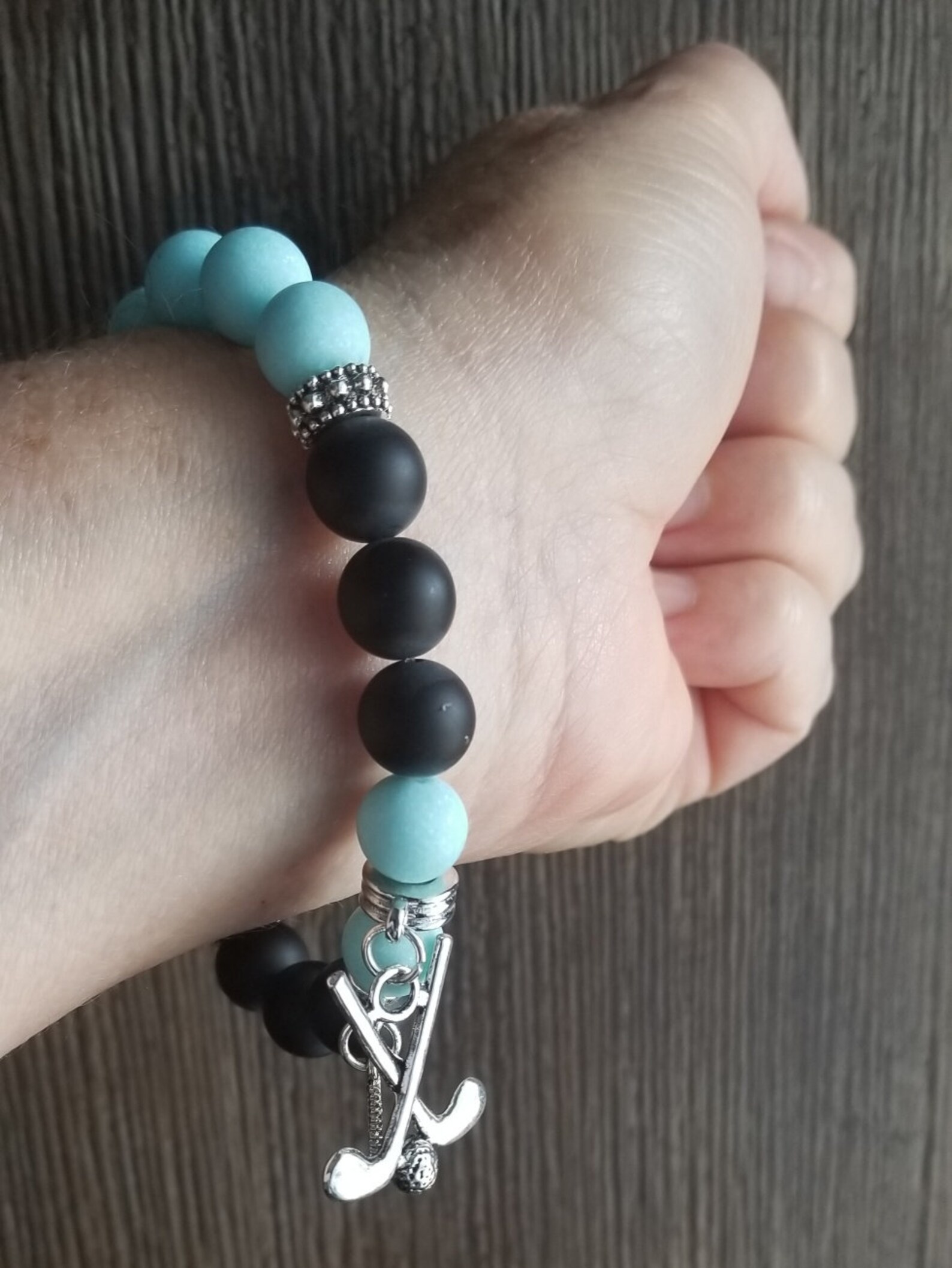 Golf Bracelet Golf Bracelet Charm Golf Bracelet Beaded Golf - Etsy