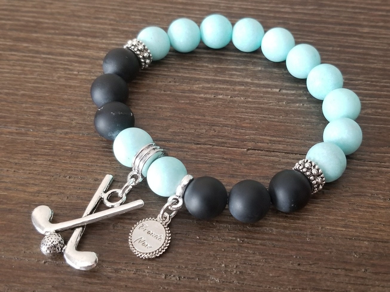 Golf Bracelet Golf Bracelet Charm Golf Bracelet Beaded Golf - Etsy