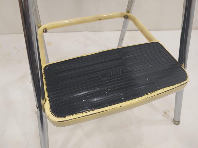 Vintage Kitchen Step Stool, Cosco Kitchen Stool With Fold up Seat, Mid ...