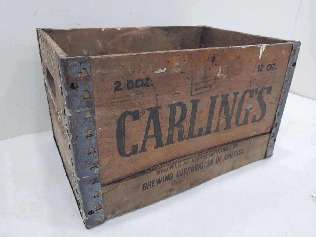 Vintage Wooden Box, Antique Wood Crate, Rustic Wood Crate, Wood ...