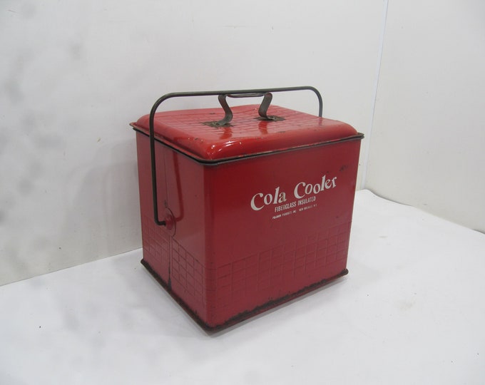Vintage Cooler, Ice Chest, Coca Cola Chest, Picnic Cooler, Beverage ...