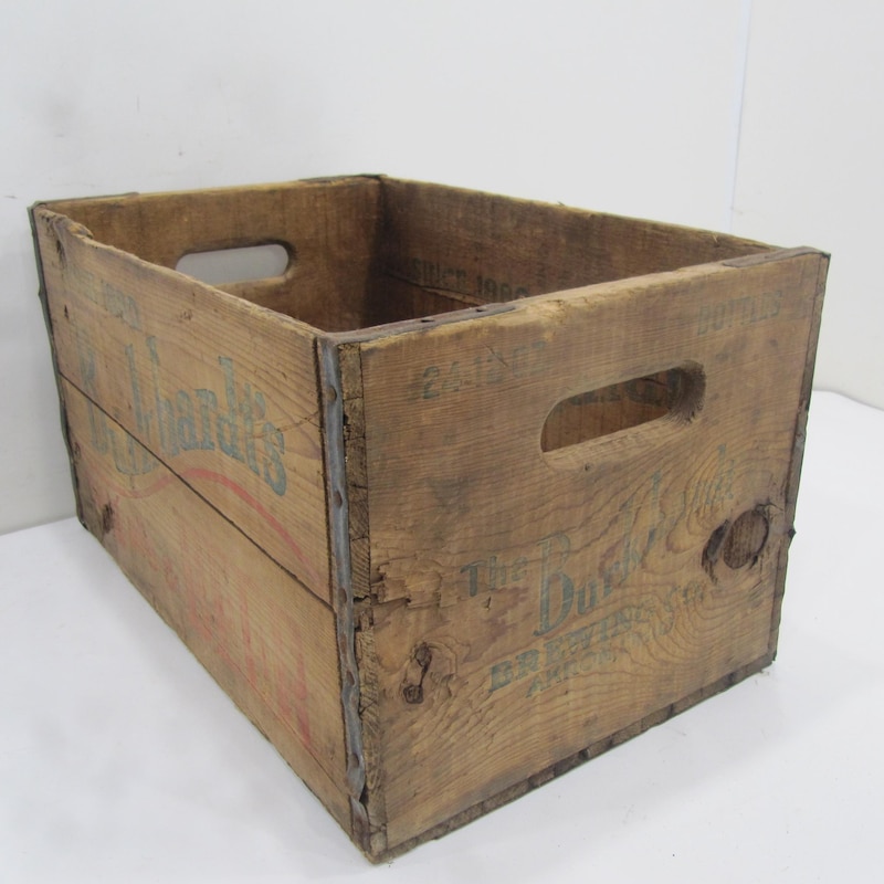 Antique Wood Crate - Etsy