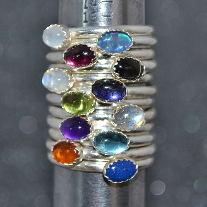 Small Stone Ring - Etsy