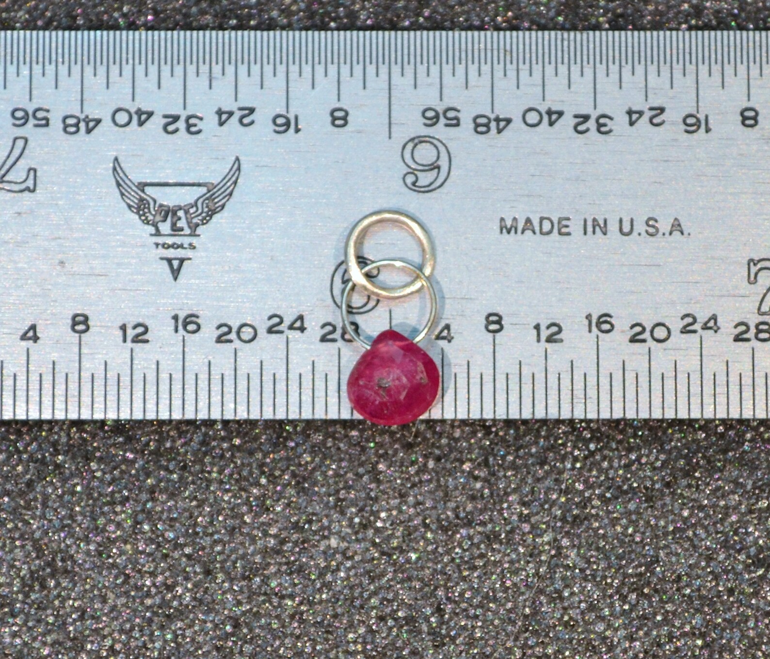 Genuine Ruby Faceted Briolette Necklace or Pendant You - Etsy
