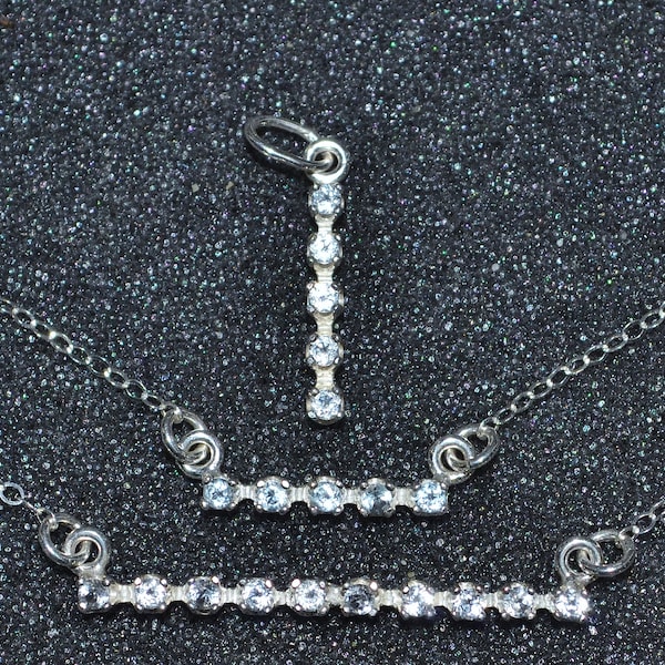 White Topaz Necklace - Etsy