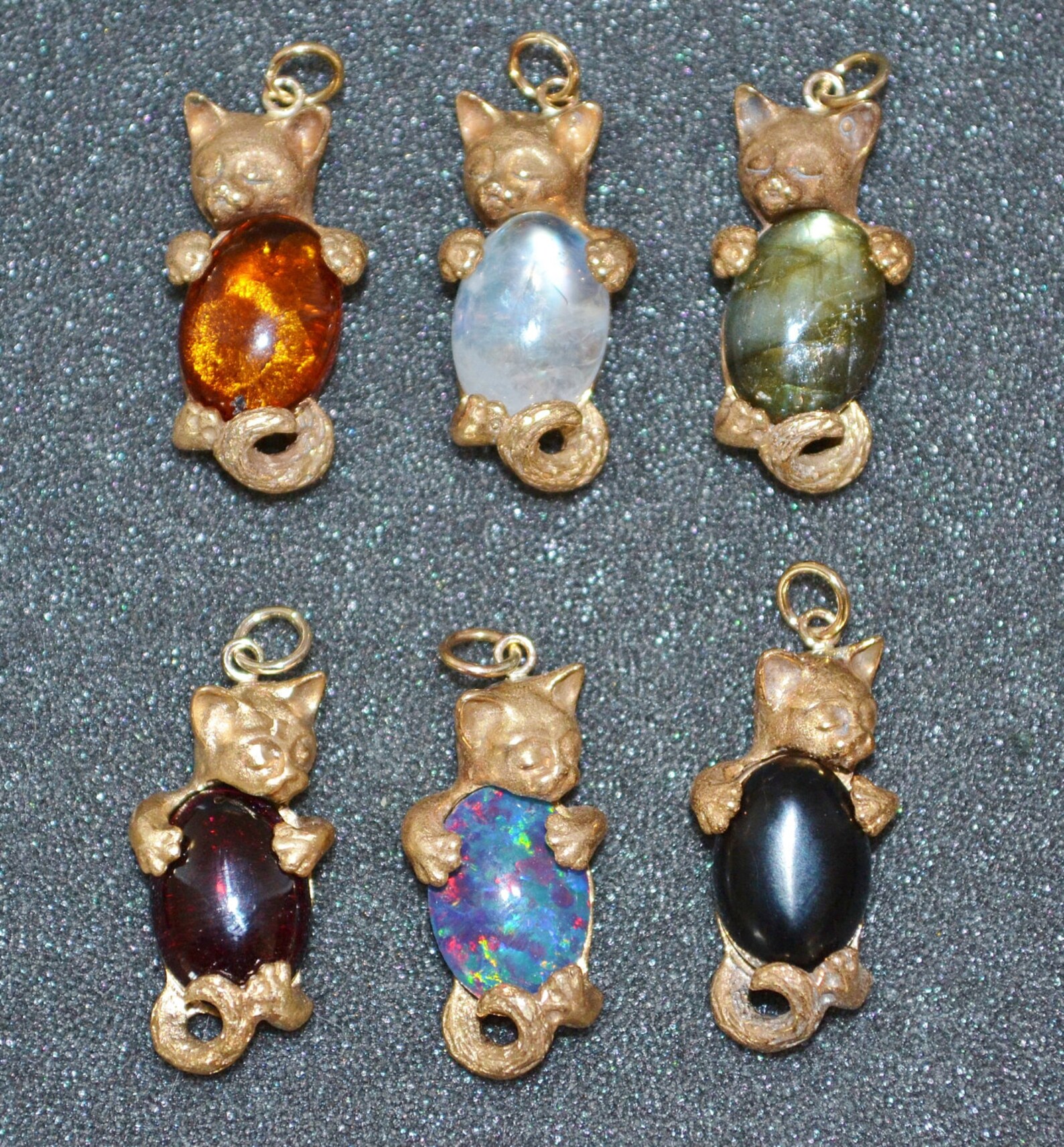 Cast Dimensional happy Cat Pendants Choose a - Etsy