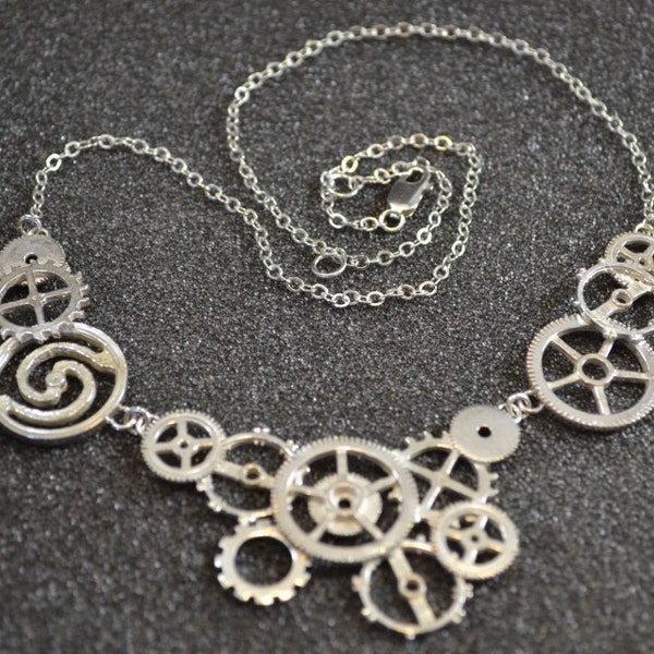 Gear Necklace - Etsy