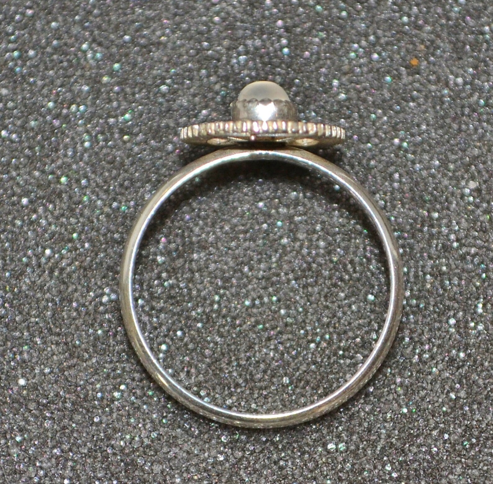 Cast Small Open Gear Stacking Ring Choose a Gem Steampunk Inspired ...