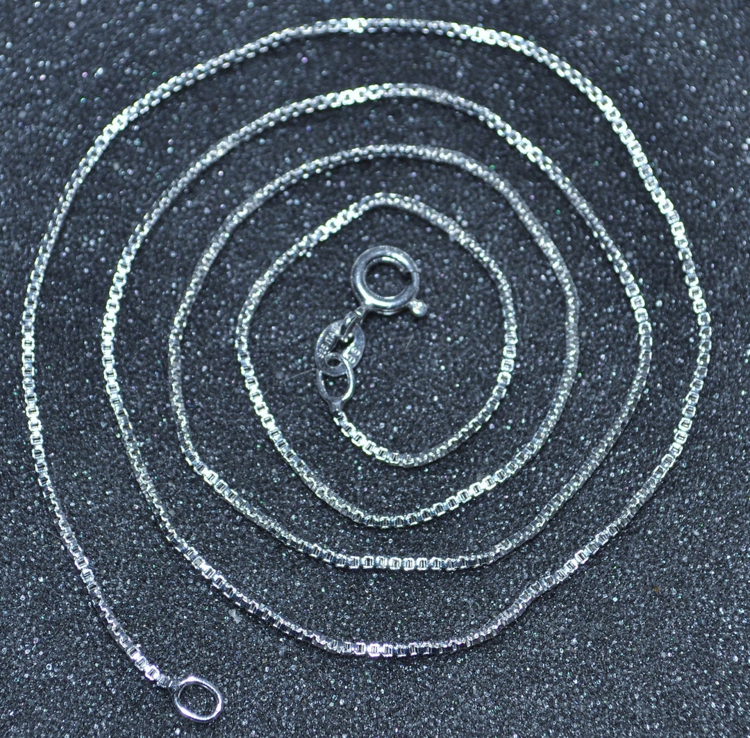 Sterling Silver Box Chain - Choose A Length! Completely Nickel Free and ...