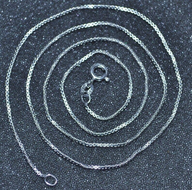 Sterling Silver Box Chain - Choose A Length! Completely Nickel Free and ...