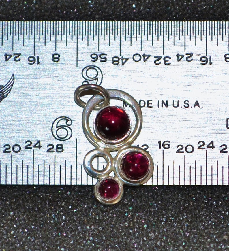 Small Sterling Silver Bubbles Pendants Choose A Gemstone - Etsy