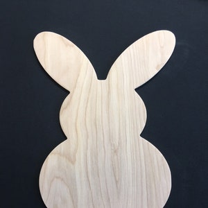Rabbit Cutout, Rabbit Wood Blank, Bunny Cutout, Bunny Wood Blank, Wood ...