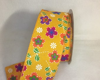 Floral ribbon | Etsy