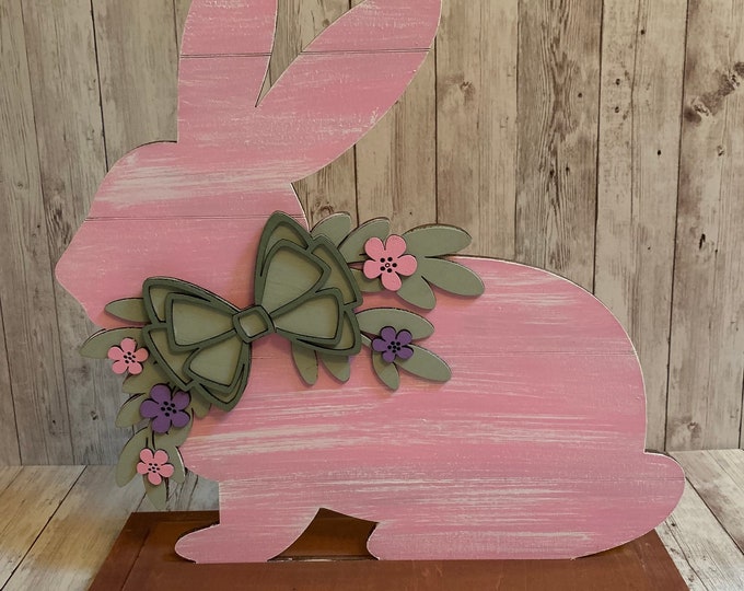 Standing Bunny for Home Decor, Easter Decor - Etsy