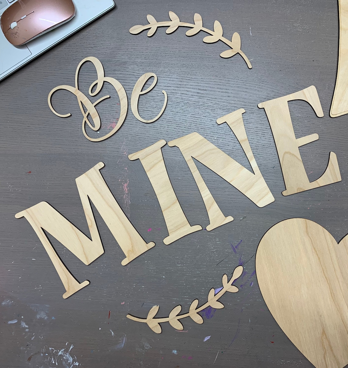 Be Mine Porch Leaner Words Only Letters for Porch Leaner - Etsy