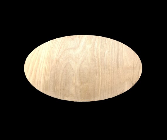 Oval Cutout Oval Wood Blank wood cutout wood blank Oval | Etsy