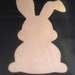 Rabbit Cutout Rabbit Wood Blank Bunny Cutout Bunny Wood - Etsy