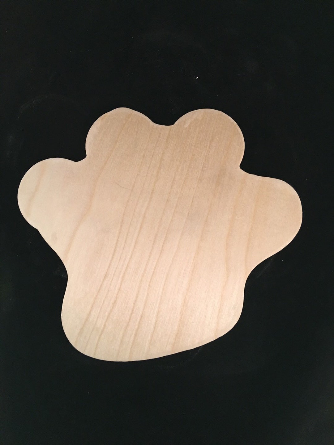 Dog Paw Blank, Dog Paw Wood Cutout, Wood Cut Out, Wood Blank, Dog Blank ...