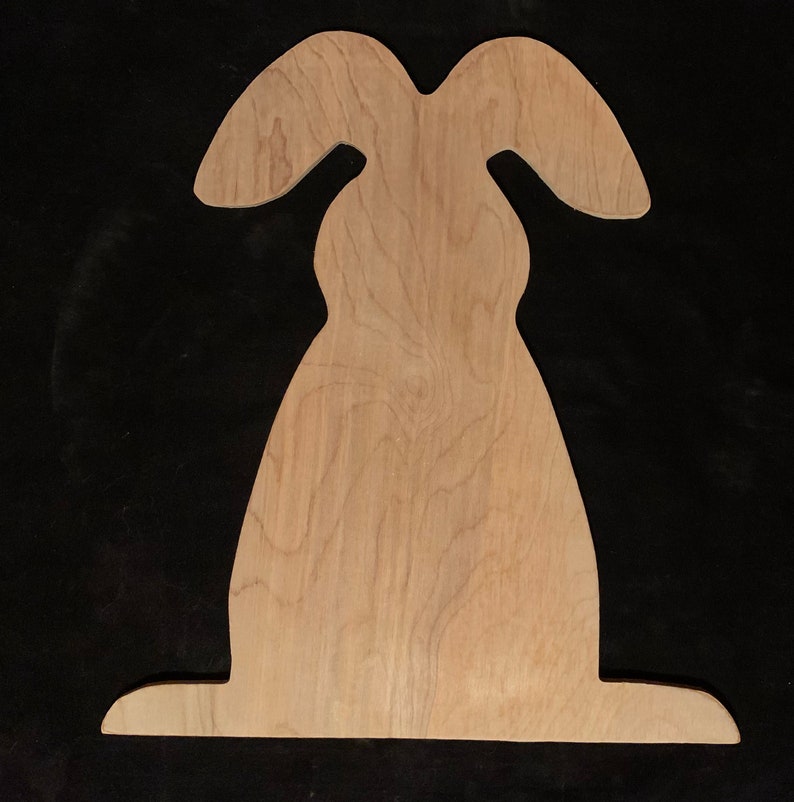Rabbit Cutout Rabbit Wood Blank Rabbit Wood Blank Wood - Etsy