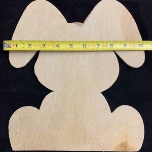 Rabbit Wood Blank, Bunny Cutout, Bunny Wood Blank, Wood Cutout, Wood ...