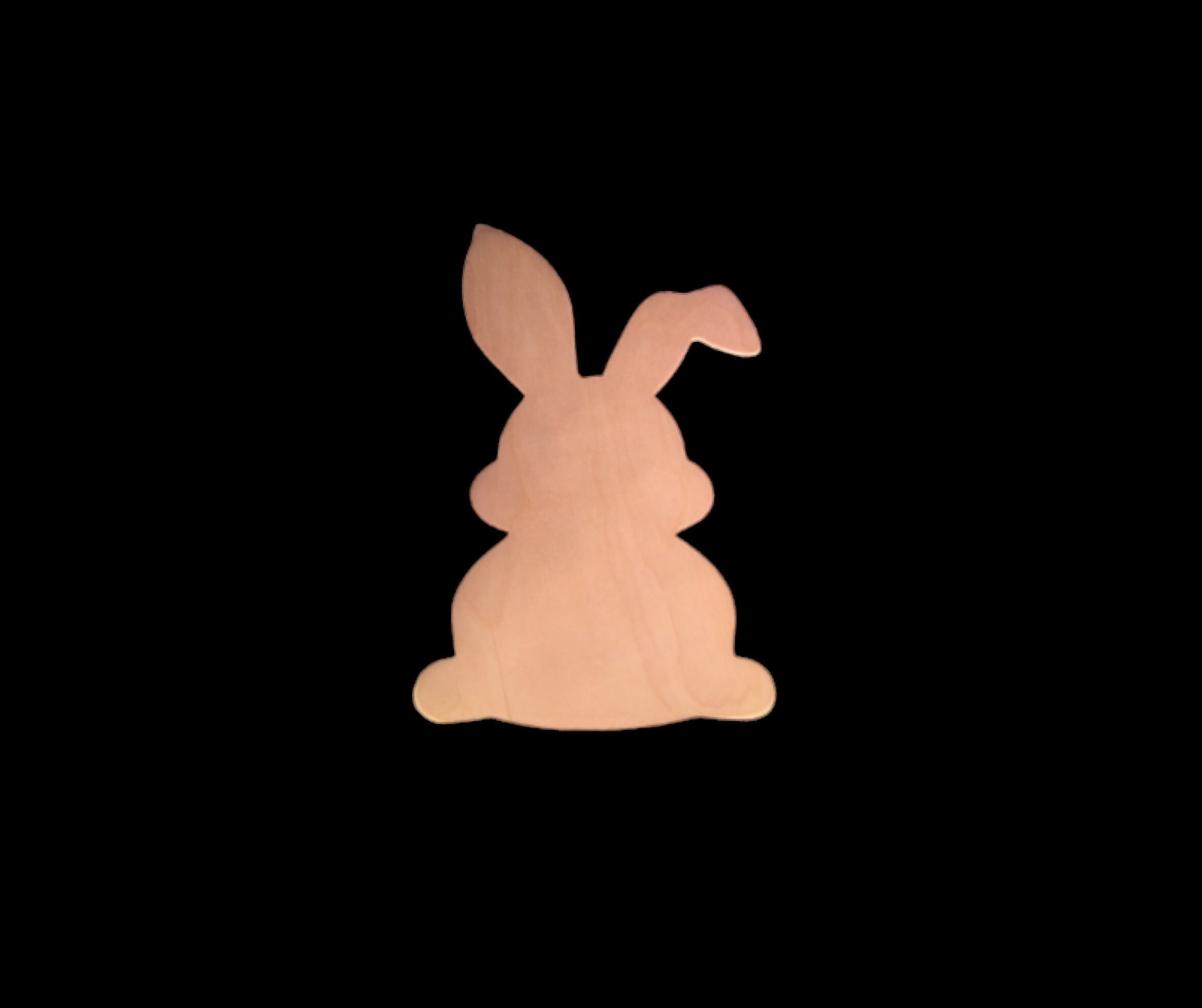 Rabbit Cutout Rabbit Wood Blank Bunny Cutout Bunny wood | Etsy