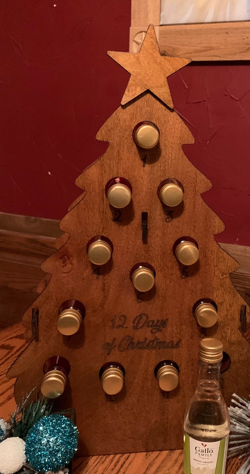 Wine Advent Calendars to Brighten Your Holiday Holds 12 Mini - Etsy