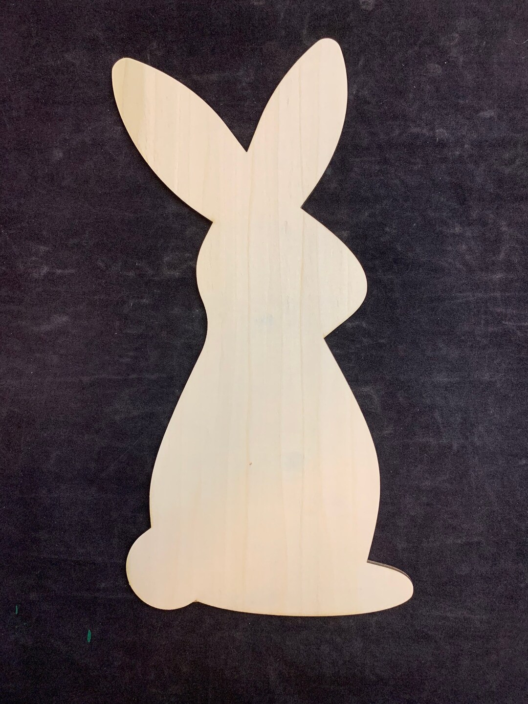 Rabbit Wood Blank, Bunny Cutout, Bunny Wood Blank, Wood Cutout, Wood ...