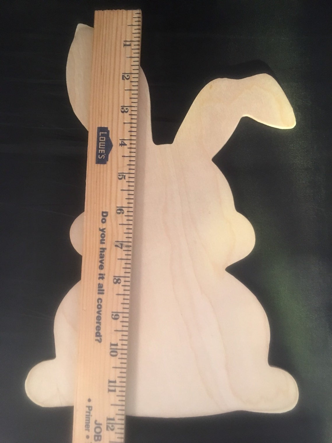 Rabbit Cutout Rabbit Wood Blank Bunny Cutout Bunny wood | Etsy