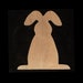 Rabbit Cutout Rabbit Wood Blank Rabbit Wood Blank Wood - Etsy