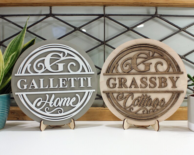 Home & Living Monogram Wood Blank Letter wood blank Monogram Wreath ...
