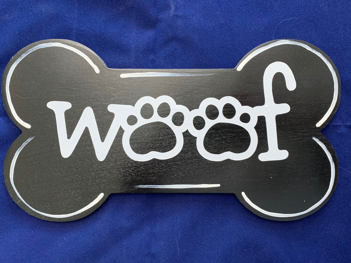 Dog Bone Wreath Attachment Animal Sign Woof Bone Decor Dog - Etsy