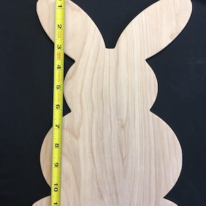 Rabbit Cutout, Rabbit Wood Blank, Bunny Cutout, Bunny Wood Blank, Wood ...