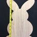 Rabbit Cutout, Rabbit Wood Blank, Bunny Cutout, Bunny Wood Blank, Wood ...