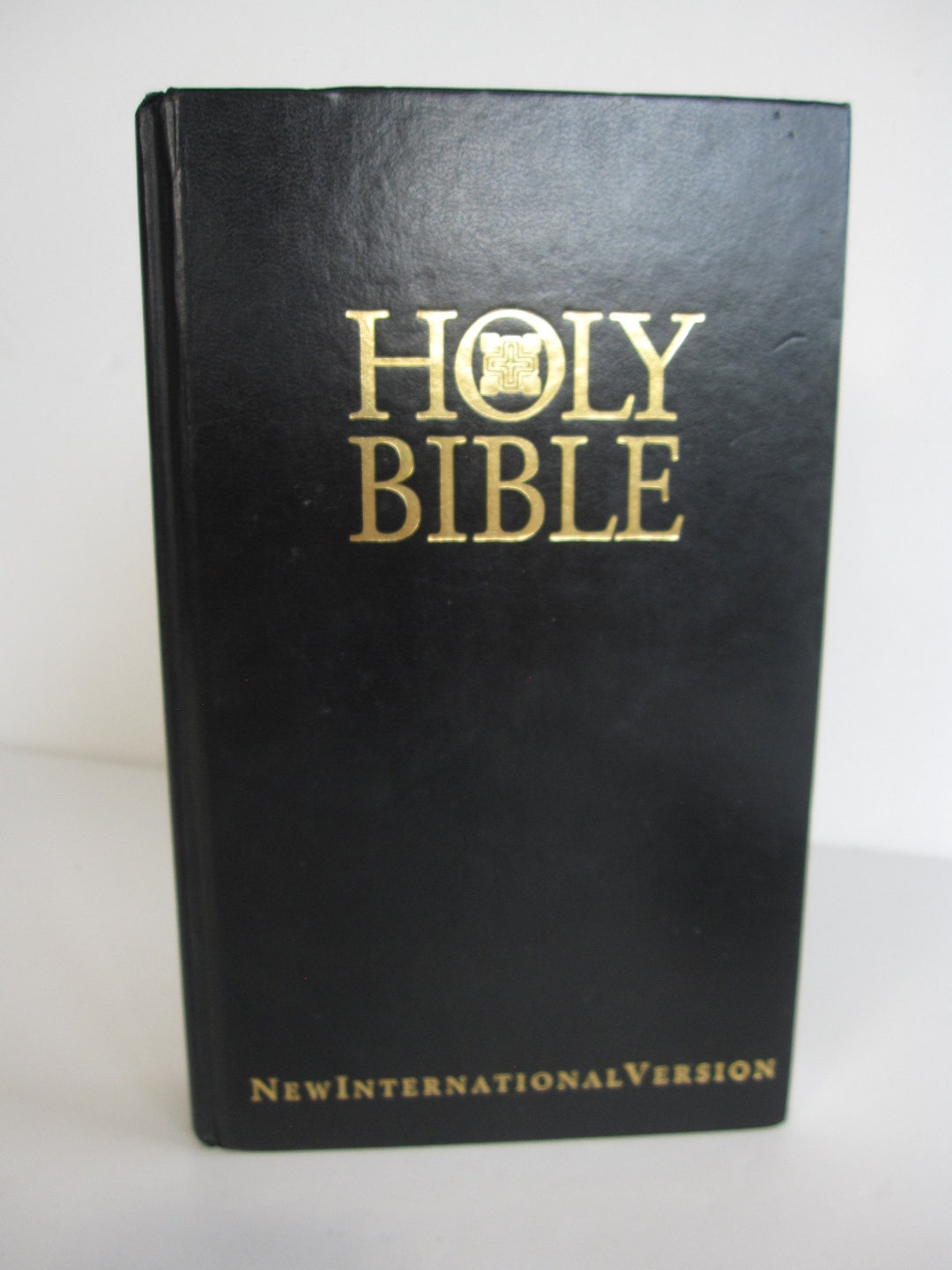 Bible Original NIV 1970s-80s Version W Footnotes Black HC ...